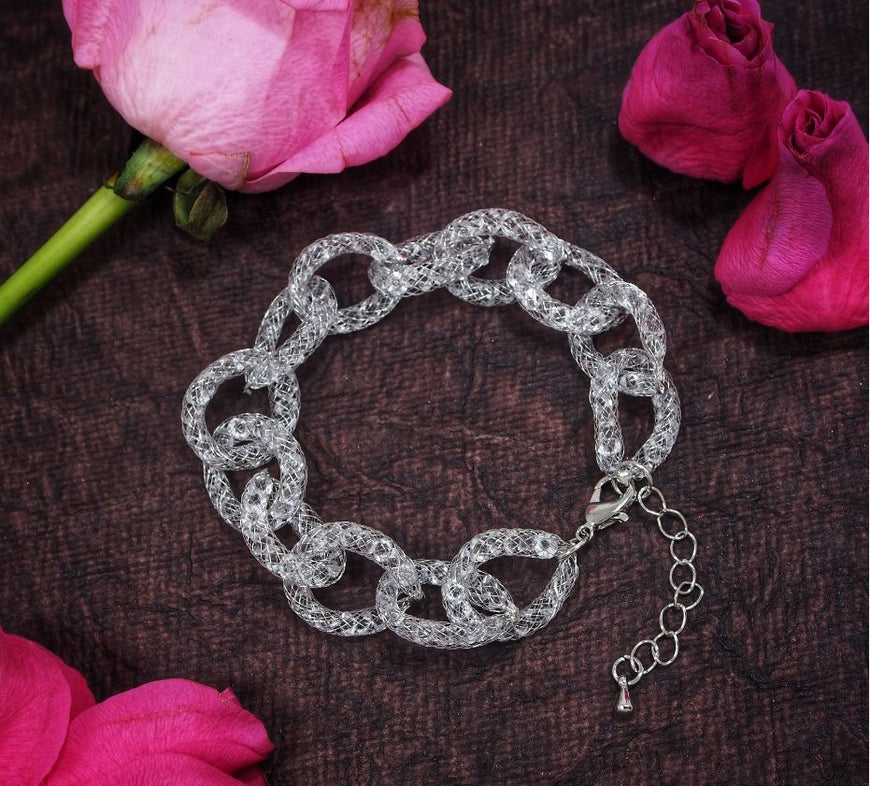 Bracelet - Buy Online Silver Rhodium Plated Bracelets for Women ...